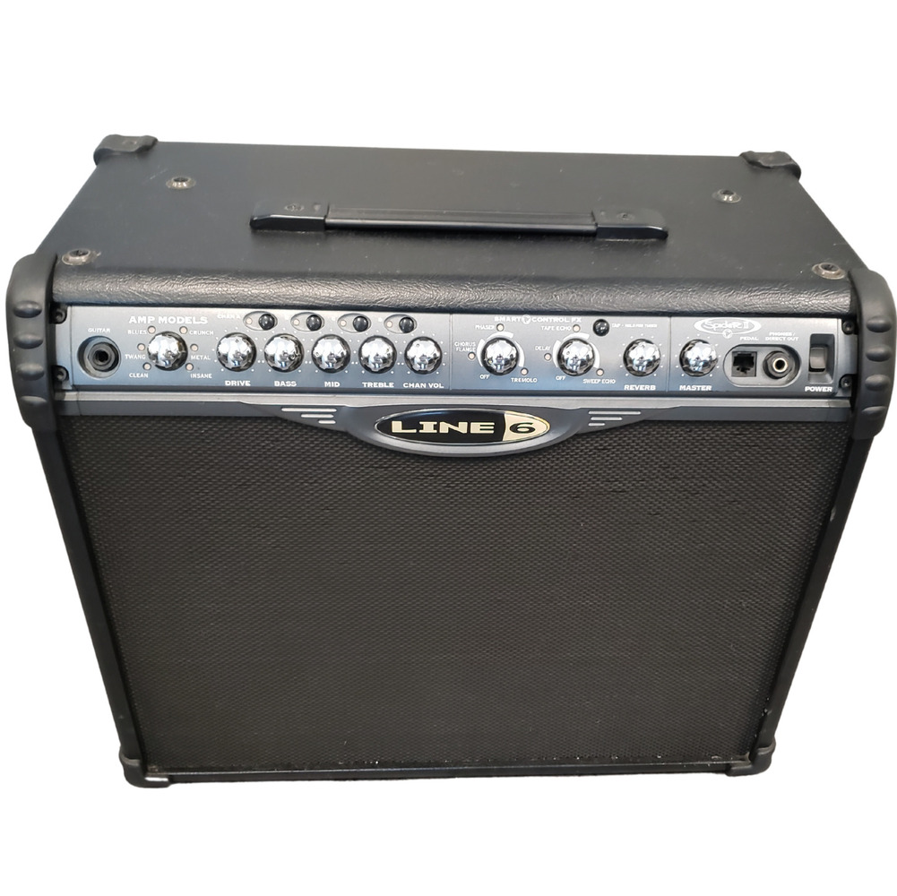 Line 6 Spider II 112 75-Watt 1x12" Digital Modeling Guitar Combo Amp ...