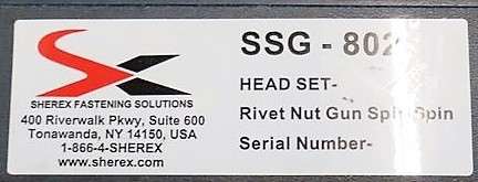 Sherex Ssg-802 Rivet Nut Gun (pistol style) | Fastcash Pawn & Checkcashers