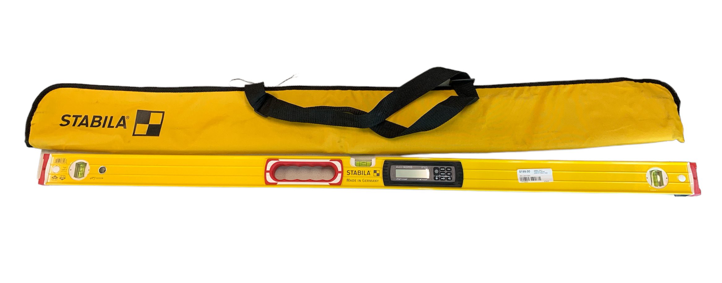 Stabila Type 196-2, Electronic Smart Digital Level 48" Long w/ soft ...