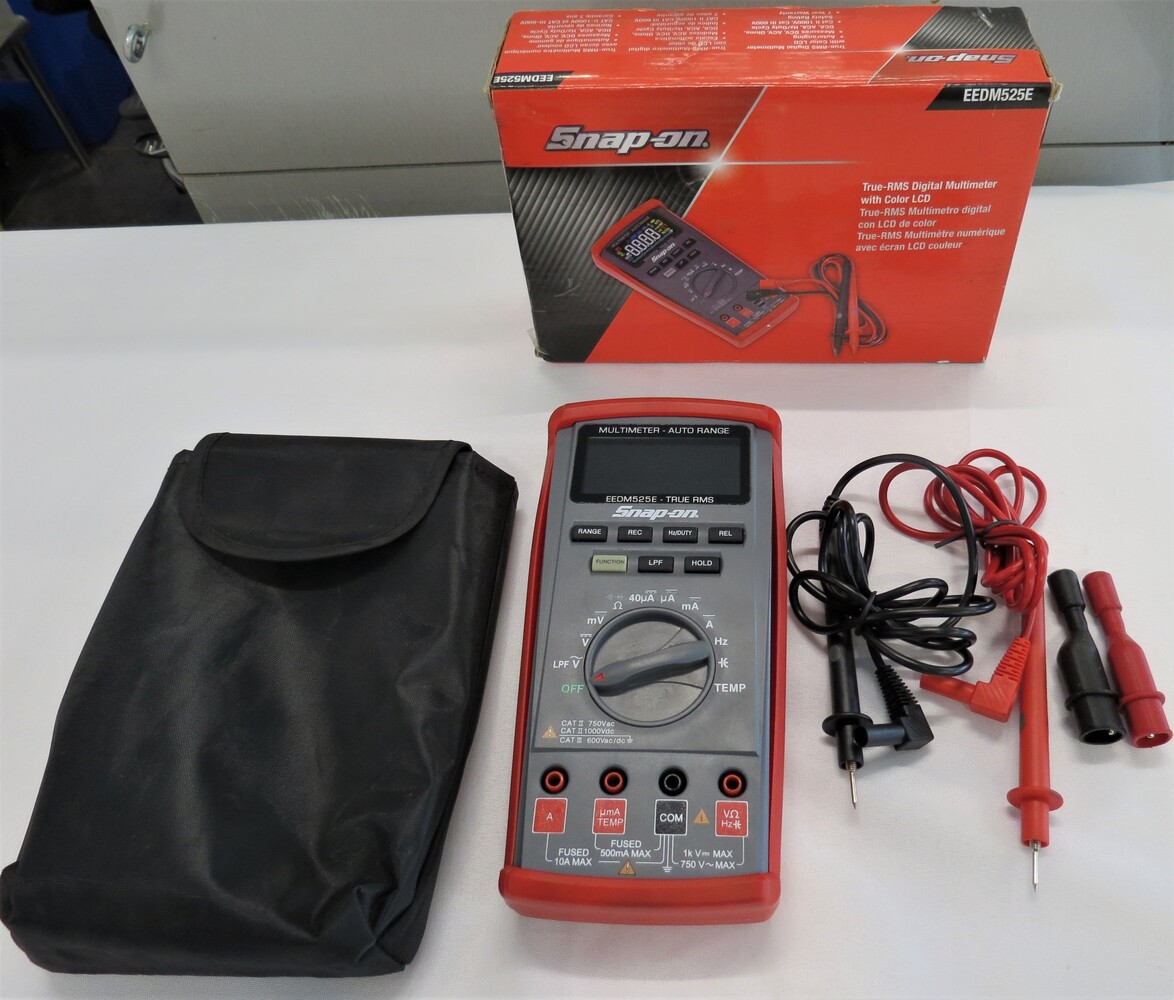 Snap On True-RMS Digital Multimeter Model EEDM525E | Fastcash Pawn ...
