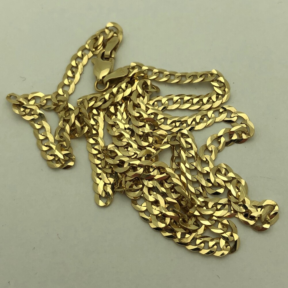 9.2 Gram 14kt Yellow Gold 24" Curb Link Chain | Fastcash Pawn ...