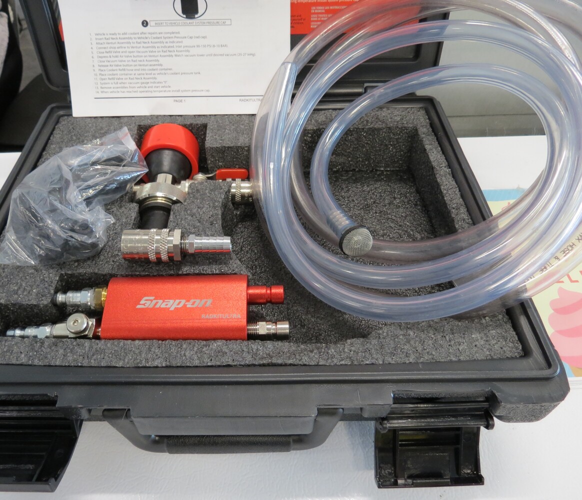 Snap On Cooling System Refill & Retention Tool Model RADKITULTRA ...