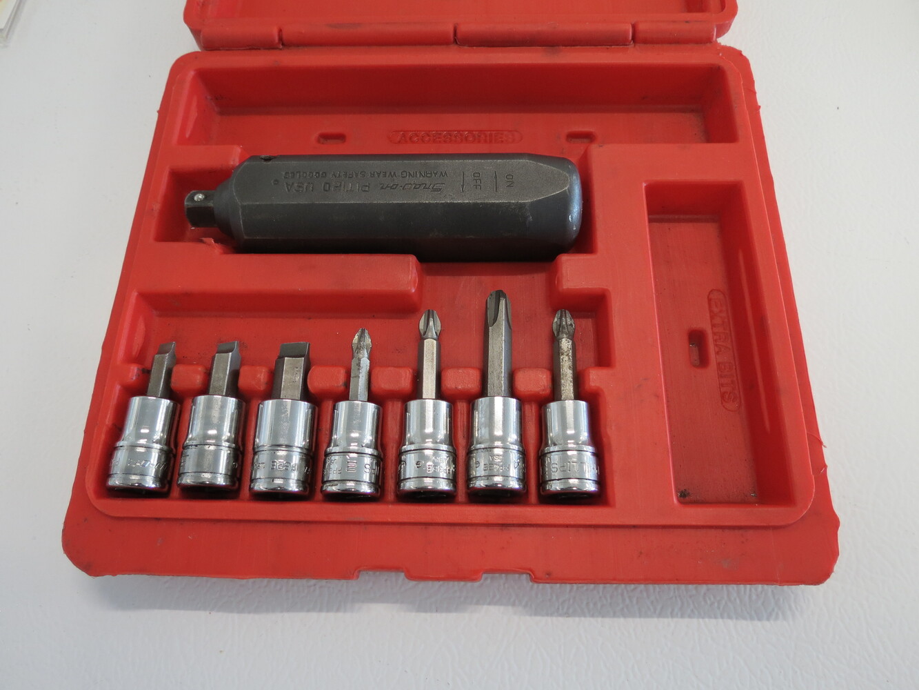 Snap On 3/8" Eight Piece Impact Driver Set Model PB108A | Fastcash Pawn ...
