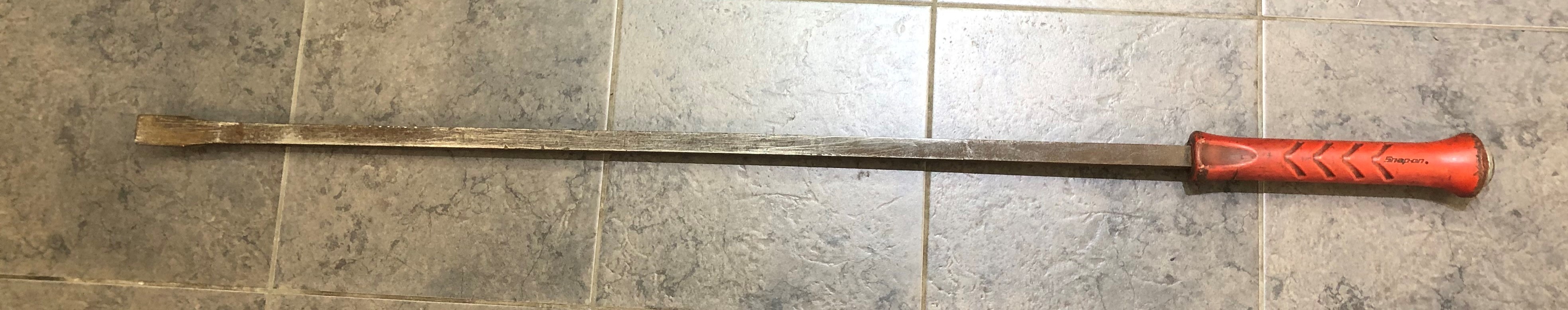 Snap On SPBH48 48" Heavy Duty Striking Pry Bar with Red Handle ...