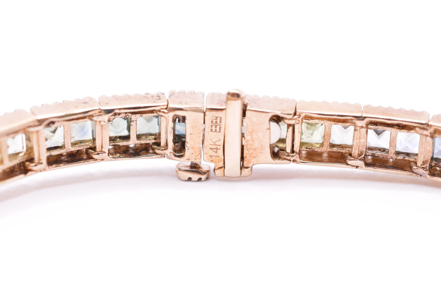 Effy Watercolors 14k Yellow Gold Multi Sapphire And Diamond Bracelet 9