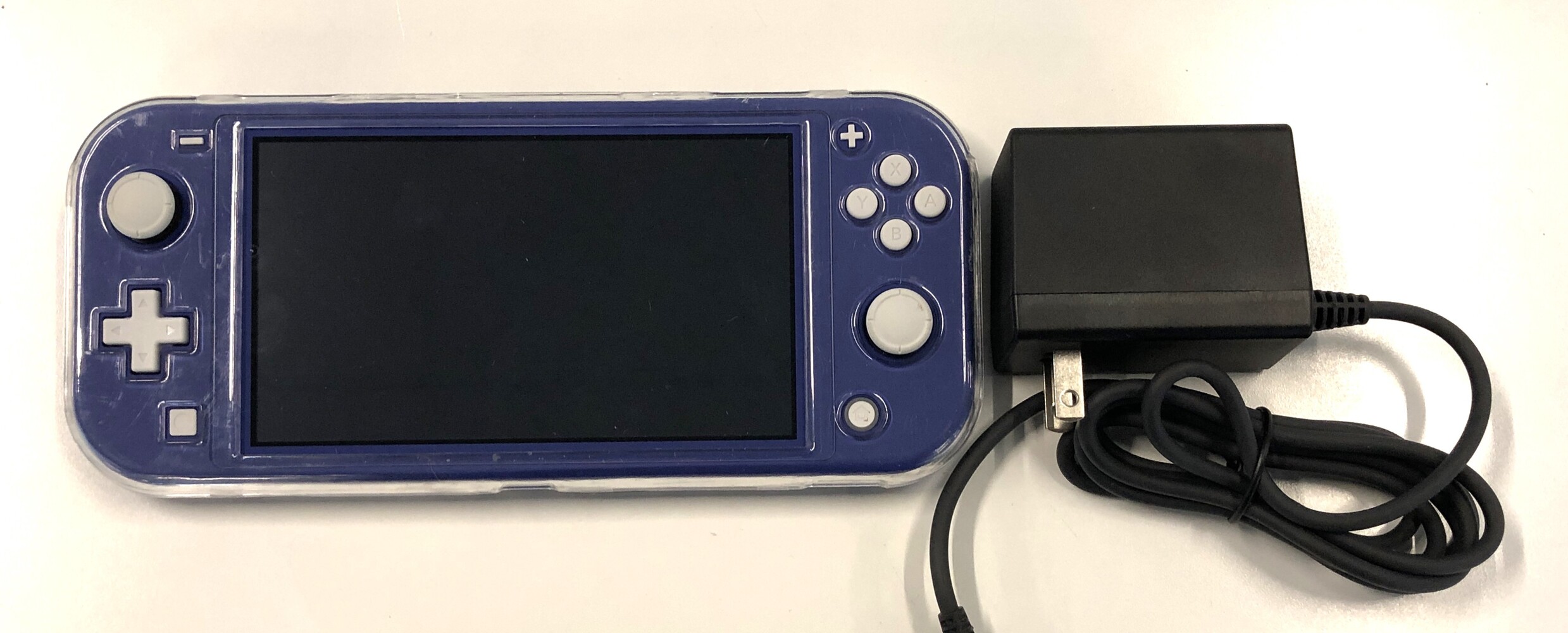 Blue Switch Lite with Clear Case & Charger | Fastcash Pawn & Checkcashers