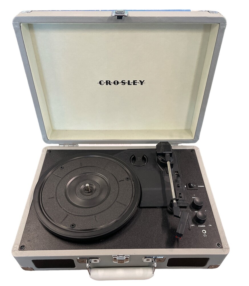 Crosley (CR8005D-GY) Cruiser Vinyl Record Player Turntable (177793383 ...